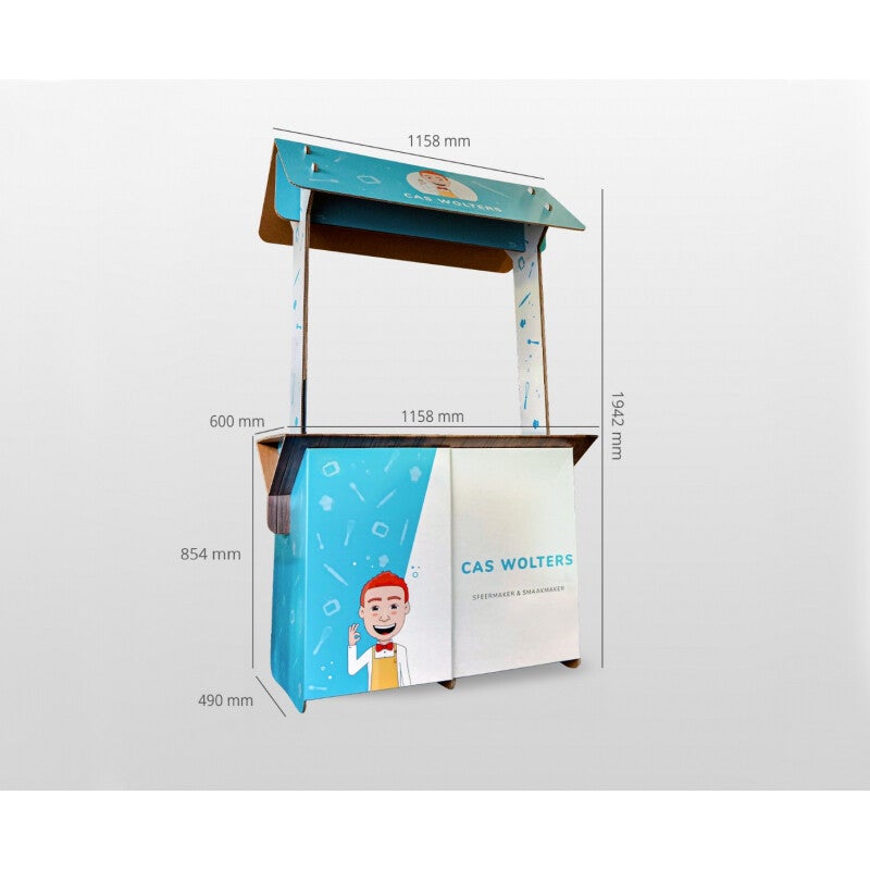 Buy market stall made of cardboard | Exhibition decoration | Holbox ...