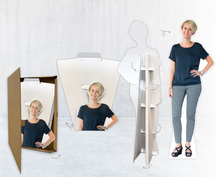 Life-size figure made of cardboard | Own Creation | Holbox Shop Direct