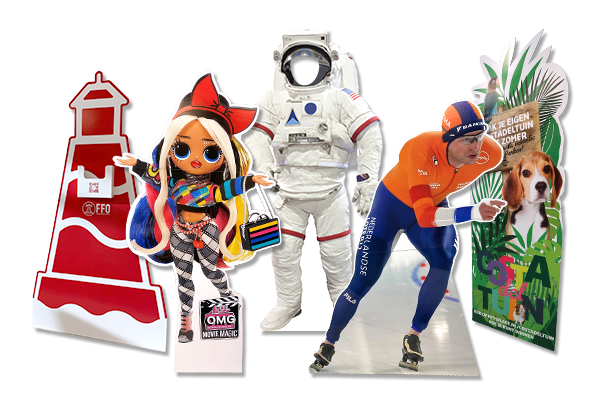 Life-size cardboard figures | Holbox Shop Direct