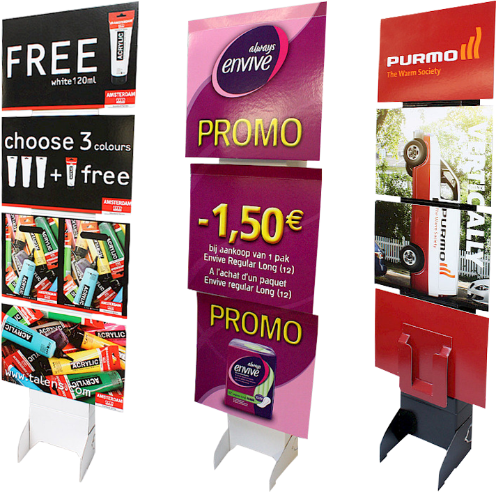 Op maat gemaakte kartonnen panel display | Holbox Shop Direct