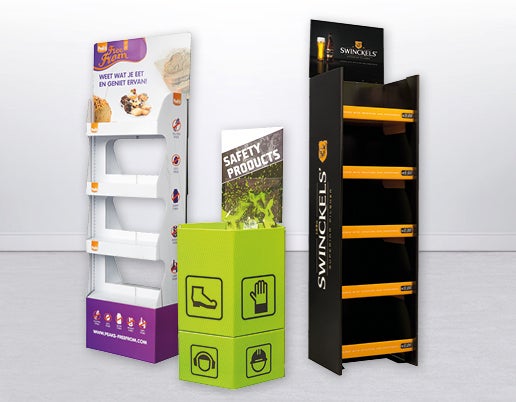 Cardboard Displays | Displays made of cardboard | Holbox Shop Direct