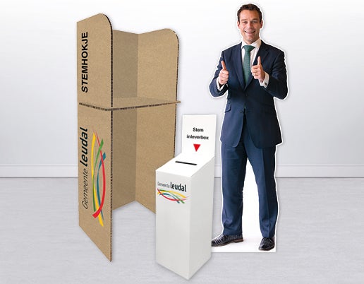 Op maat gemaakte kartonnen panel display | Holbox Shop Direct